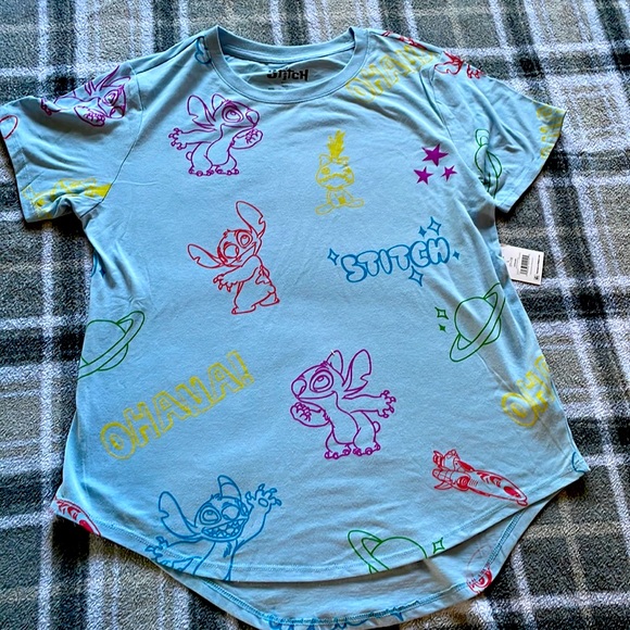 Disney | Tops | Stitch Shirt | Poshmark